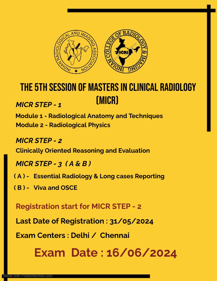 Masters in Clinical Radiology – ICRI